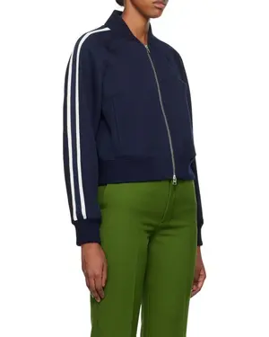 Ami Track Jacket With Stripe Trim