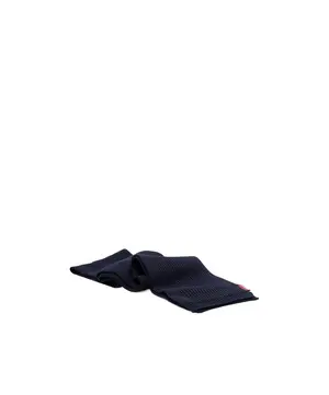 Dsquared2 Logo Tag Ribbed-knit Beanie Scarf Set - Navy