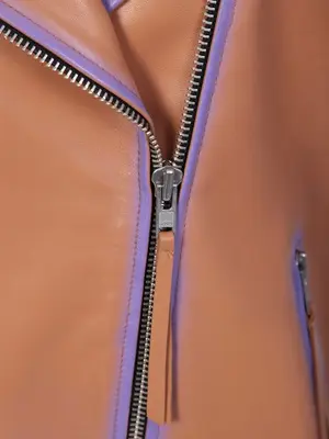 STAND STUDIO Leather Zipper Vest