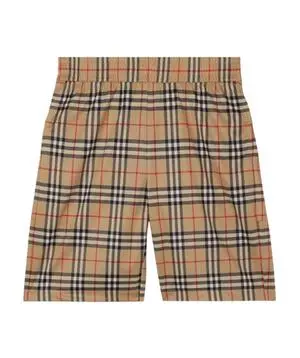 Burberry Vintage Checkered Knee-length Shorts - Nude