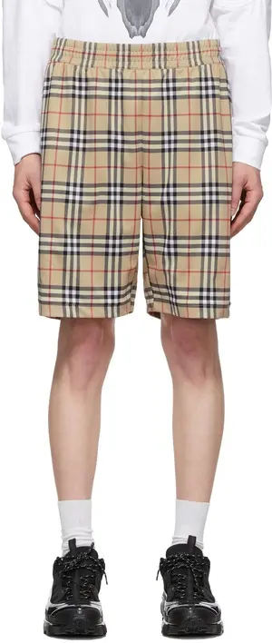 Burberry Vintage Checkered Knee-length Shorts