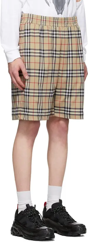 Burberry Vintage Checkered Knee-length Shorts