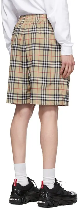Burberry Vintage Checkered Knee-length Shorts