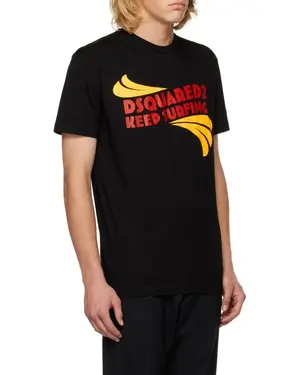 Dsquared2 Logo Printed Crewneck T-shirt