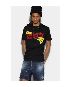 Dsquared2 Logo Printed Crewneck T-shirt