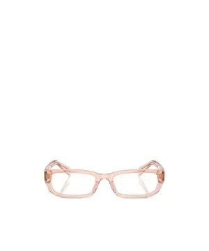 Prada Rectangular Frame Eyeglasses - Rose