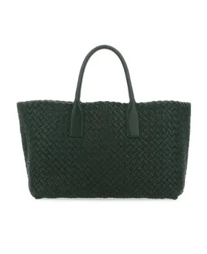 Bottega Veneta Small Cabat Handbag - Rain Tree Green