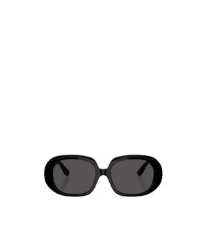 Dolce & Gabbana Round Frame Sunglasses - Black