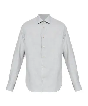 Eleventy Lightweight Button-up Shirt - Grey
