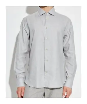 Eleventy Lightweight Button-up Shirt - Grey