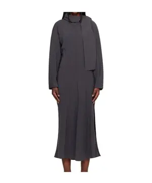 Studio Nicholson Long Sleeve Draped Dress