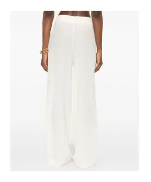 Ermanno Scervino Floral Embroidered Drawstring Trousers