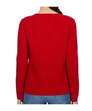 Comme Des Garçons Long Sleeve Sweater With Applique