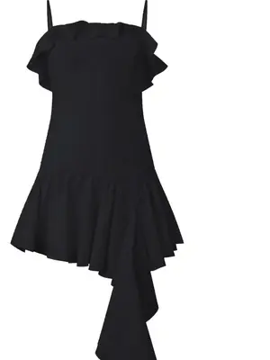 Giuseppe Di Morabito Ruffled Asymmetric Dress