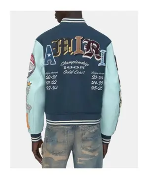 Amiri Varsity Jacket - Blue
