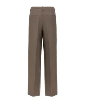 Peserico Straight-leg Tailored Trousers - Brown