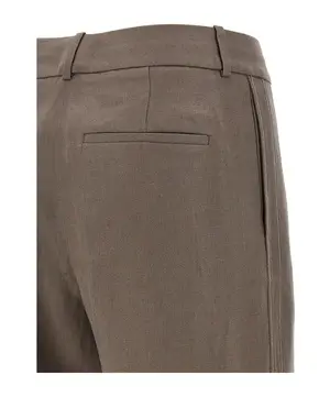 Peserico Straight-leg Tailored Trousers - Brown