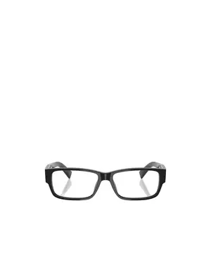Prada Rectangular Frame Eyeglasses - Black