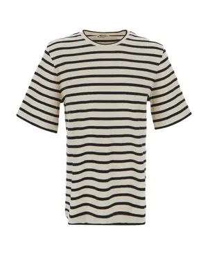 JIL SANDER Striped Crewneck T-shirt - No