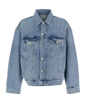 AGOLDE Stefano Long Sleeved Denim Jacket - Blue