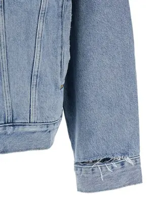 AGOLDE Stefano Long Sleeved Denim Jacket - Blue
