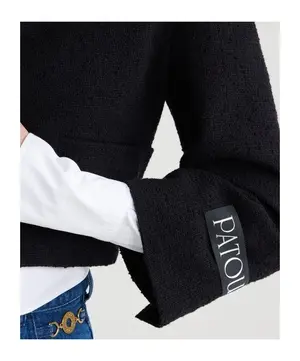 PATOU Cropped Jacket With Logo Detail