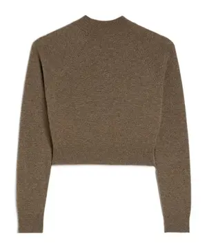 JIL SANDER Cropped Wool And Cashmere Knit Jumper