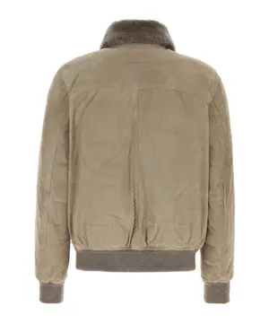 MOORER Antenore Bomber Down Jacket - Brown