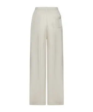 Balenciaga Pleated Wide-leg Trousers With Striped Pattern