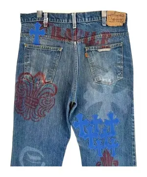 Chrome Hearts Embellished Jeans