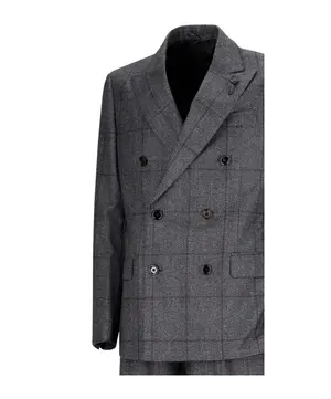 LARDINI Long-sleeved Suit Two-piece - Grey