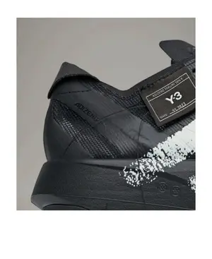 Y3 Striped Low-top Sneakers - Black