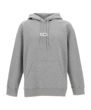 MAISON MARGIELA Drawstring Hoodie - Light Grey