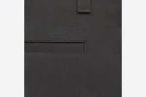 Dior Cargo Bermuda Shorts With Buckled Pockets - Black