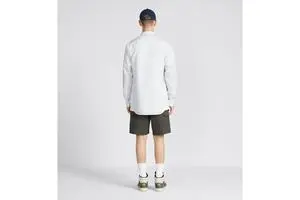 Dior Cargo Bermuda Shorts With Buckled Pockets - Black