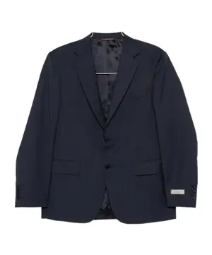 Canali Long-sleeved Suit And Trousers Set - Black