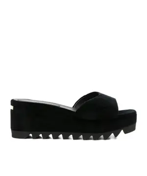 Stella McCartney Square-toe Wedge Sandals