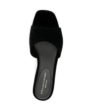Stella McCartney Square-toe Wedge Sandals
