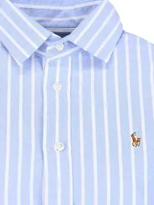 Polo Ralph Lauren Classic Fit Oxford Shirt With Vertical Stripes And Pony Logo