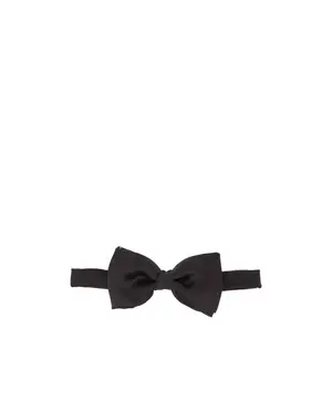 Valentino Garavani Adjustable Bow Tie - Black