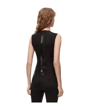 Loewe Stretched Zipped Tank Top