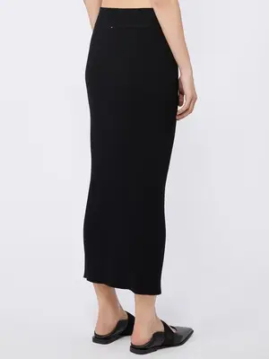 Sportmax Knit Pencil Skirt With Zip Detail