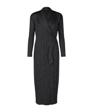 PLEATS PLEASE BY ISSEY MIYAKE Facade Pleated Coat