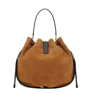 FERRAGAMO Hug Bucket Bag - Brown