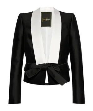 Dsquared2 Jacket With Bow Detail - Black
