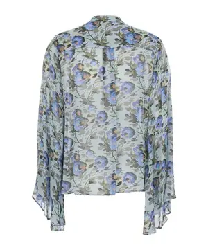 SEMICOUTURE Long Sleeve Printed Blouse