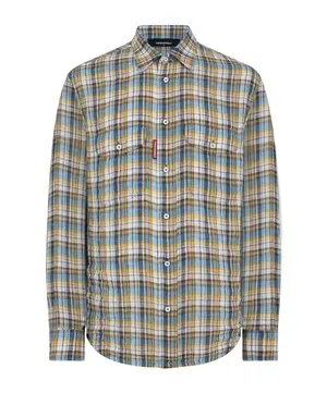 Dsquared2 Check Pocket Shirts - Multicolor
