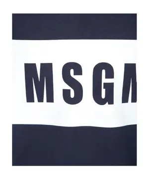 MSGM Logo Printed T-shirt - Black