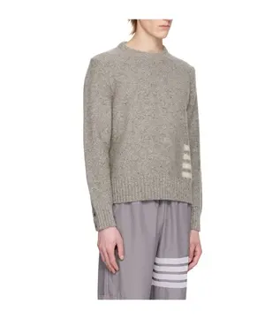Thom Browne 4-bar Crewneck Sweater