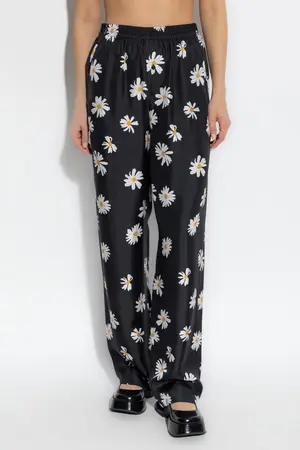 Moschino Daisy Printed Elastic Waist Pants